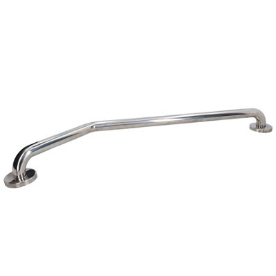 Angled Stainless Steel Grab bar Handle Support Rail Disability Aid ...