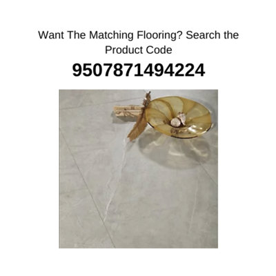 Anglo Flooring Washed Stone, Silver/ Grey Laminate Beading Marble Tile ...