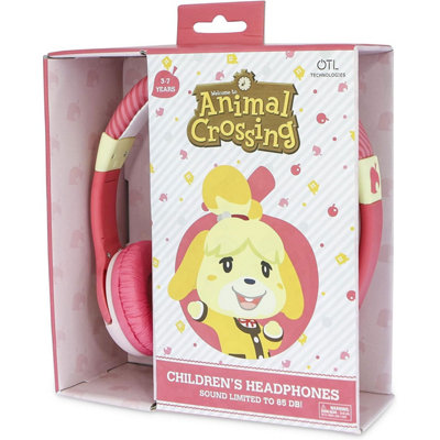 Animal Crossing Isabelle Adjustable Kids Wired Headphones