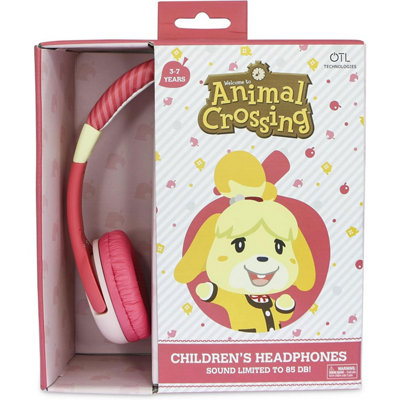 Animal Crossing Isabelle Adjustable Kids Wired Headphones
