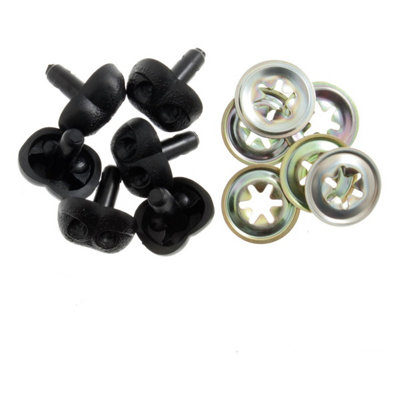 ANIMAL NOSES 25MM - Toy Noses: Animal-Dog: 25mm: Black: Pack of 100 ...