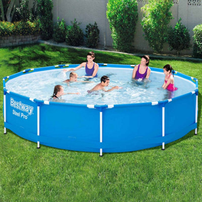 Animal Print Bestway Swimming Pool Steel Pro Frame 366x76 cm