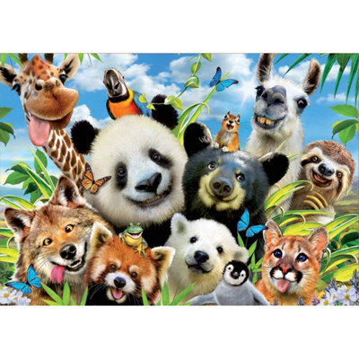 Animal Selfie Jigsaw Puzzle 1000 Pieces