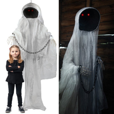 Animatronic Large Faceless Spectre Halloween Decoration - Pack of 2