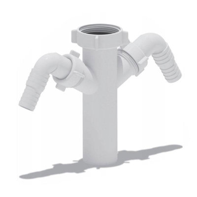 Aniplast 1 1/2 Inch x 40mm Drain Waste Trap Pipe Connector With Double ...