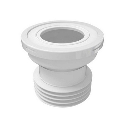 Aniplast 110mm 4 Inch Toilet WC Straight Waste Pan Connector Rubber ...