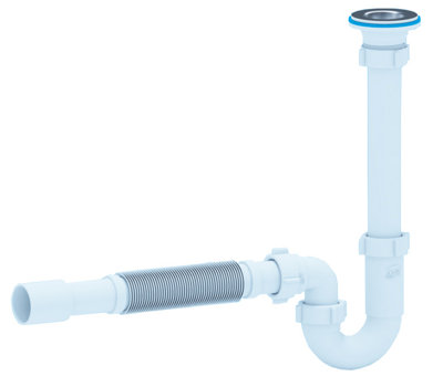 Aniplast 6/4 Inch x 40mm Kitchen Sink Drain Waste Trap With Flexible ...