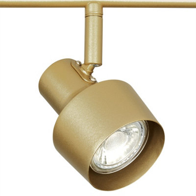 Anise - Brushed Gold 4 Way Adjustable Ceiling Spotlight