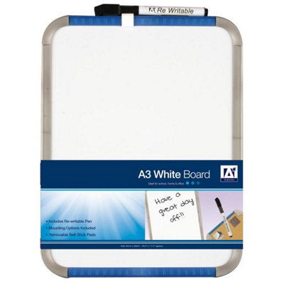 Anker A3 White Board White (A3) | DIY at B&Q