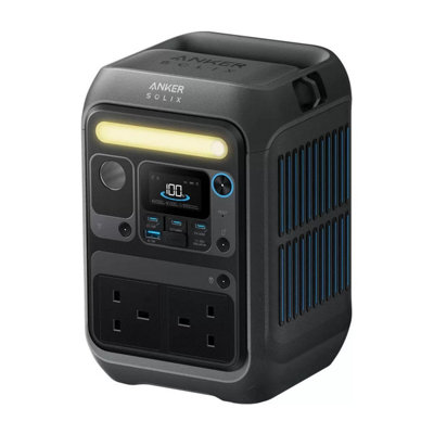 Anker C300X AC Portable Power Station 288Wh with 100W Anker SOLIX ...
