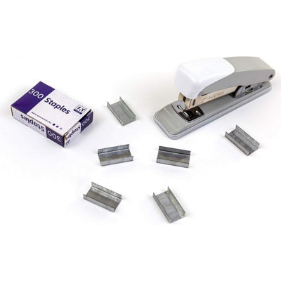 Anker Contrast Stapler Grey/White/Silver (One Size) at B&Q