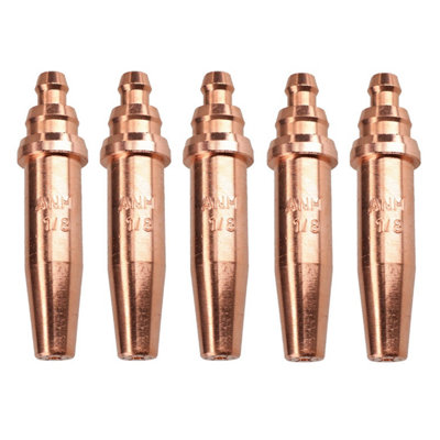 ANM Oxy Acetylene Gas Cutting Nozzle Tip Standard length 1/8" 190 ...