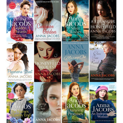 Anna Jacobs Collection 12 Books Set (Elm Tree Road, An Independent ...