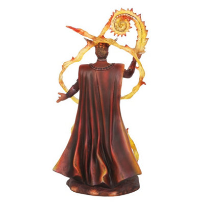 Anne Stokes Fire Elemental Wizard Collectable Figurine Multicoloured ...