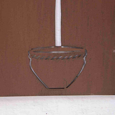 Annibells Rustic Metal Topiary Ball Garden Plaque (13596)