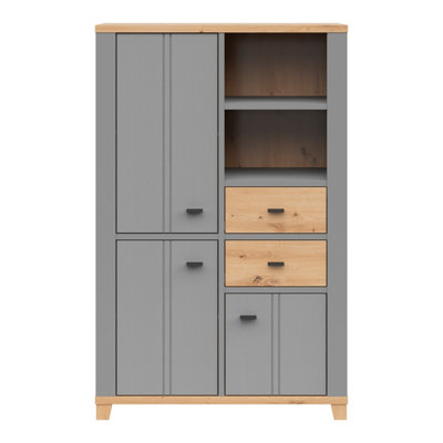 Annika 3 Door 2 Drawers Display Shelving Unit with Ample Storage