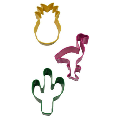 Anniversary House Tropical Poly-Resin Coated Cookie Cutter (Pack of 3 ...
