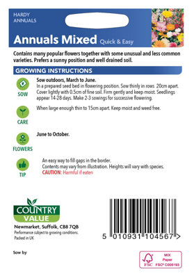 Annuals Mixed Quick & Easy by Country Value