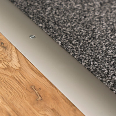 Anodised aluminium door floor bar edge trim threshold profile 930mm x ...