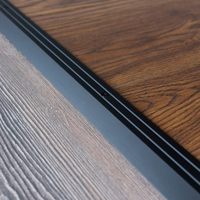 Anodised aluminium door floor bar edge trim threshold ramp 900 x 40mm ...