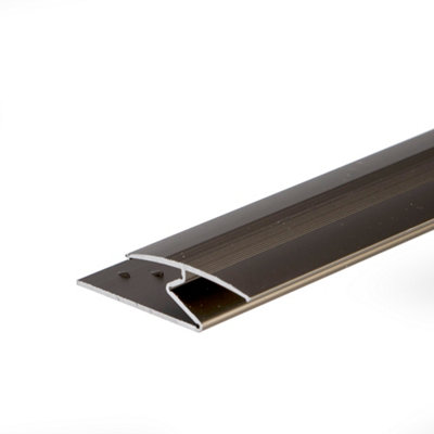 Anodised aluminium z edge carpet profile door floor bar trim 1000mm x ...