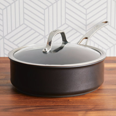 Anolon X SearTech Black Round Aluminium Induction Suitable Dishwasher ...