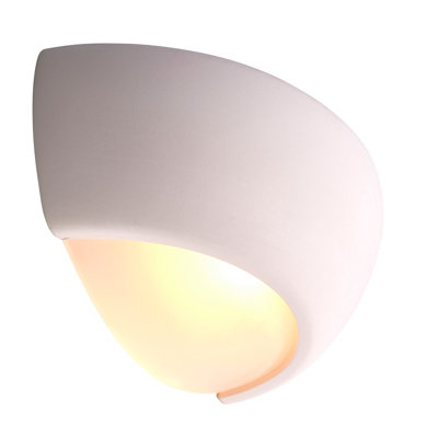 Anson Lighting Apache Wall light finished in Unglazed ceramic