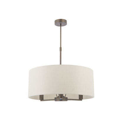 Anson Lighting Baja 3lt Pendant light finished in Dark antique bronze ...