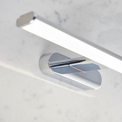 Anson Lighting Cuba Bathroom Wall light finished in Chrome effect and ...