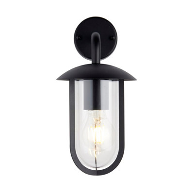Anson Lighting Layka outdoor wall light finished in Textured black and ...