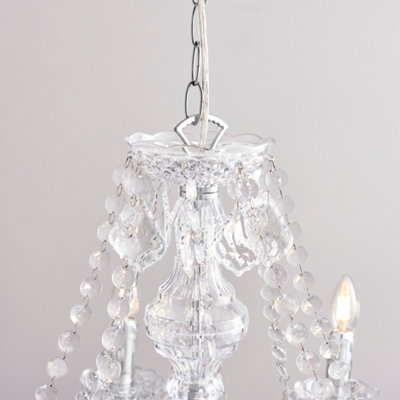 Anson Lighting Montana 8lt Pendant light finished in Clear acrylic and ...