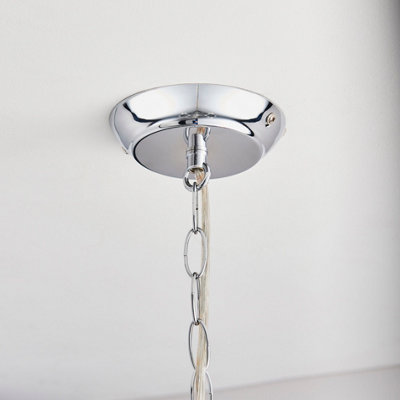 Anson Lighting Montana 8lt Pendant light finished in Clear acrylic and ...