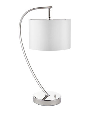 Anson Lighting River Table light finished in Bright nickel plate and ...