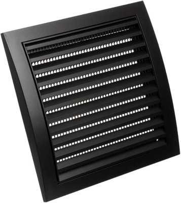 Anthracite Air Vent Grille 190mm x 190mm with Fitting Frame