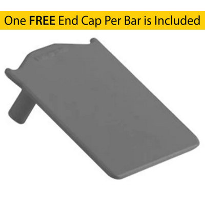 Anthracite Grey Snapdown Rafter Supported TGlaze Glazing Bar for 10, 16 ...