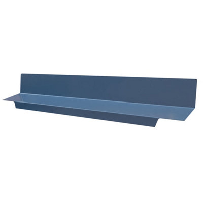 Anthracite Grey Steel Wall Flashing for EZ Glaze Polycarbonate Roofing ...