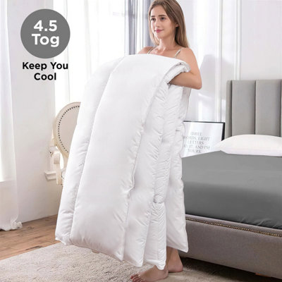 Anti Allergy Duvet Single Double King Super King Size Quilt 4.5 Tog ...