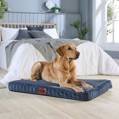 Anti-Anxiety Blue Pet Bed for Dogs - Slumberdown Orthopaedic & Washable