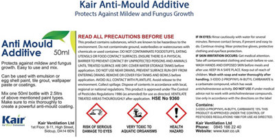 Anti Mould Additive For Emulsion & Gloss Paint - 50 ml