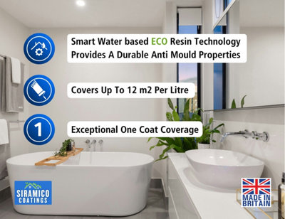 Anti-Mould Paint - 5 Litre - Superior 10 Year Anti-Mould Resistant ...