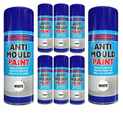 Anti Mould Spray Paint Protection For Walls & Ceilings Metal Wood ...