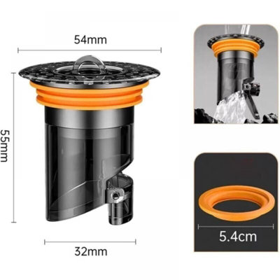Anti odor shower drain Floor drain Non return valve Waste water drain ...