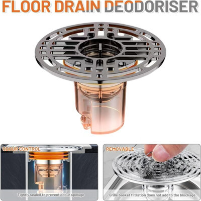 Anti Odor Valve, Magnetic Levitation Anti Odor Floor Drain Anti ...