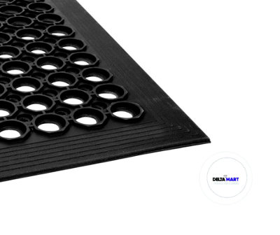 Anti Slip Heavy Duty Rubber Industrial Commercial Mat 4' x 3'
