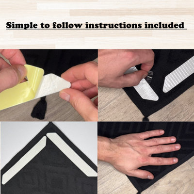 anti slip rug pads non slip special suction self adhesive design x8