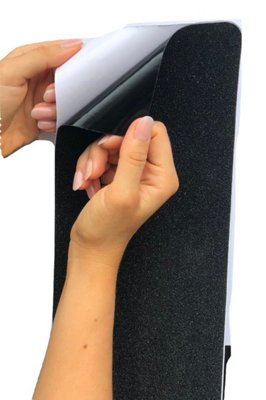 Anti Slip Tread Cleats Pre Cut Tiles 150mm x 610mm Blue 1 pack