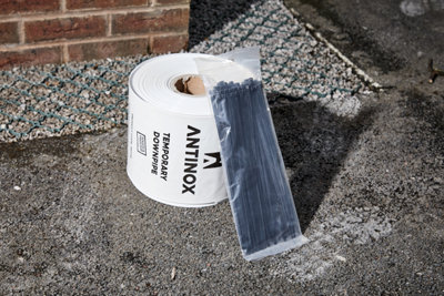 Antinox White Temporary Downpipe 200m x 200mm