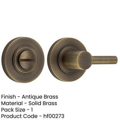 Antique Brass Easy Turn & Release Lock for Luxurious Homes - Door Handle
