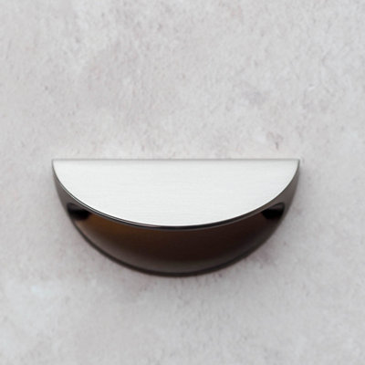 Antique Brass Squared Edge Pull 100mm Length Lip Pull Edge Mount ...