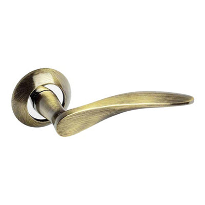 Antique Brass Twist Door Handle